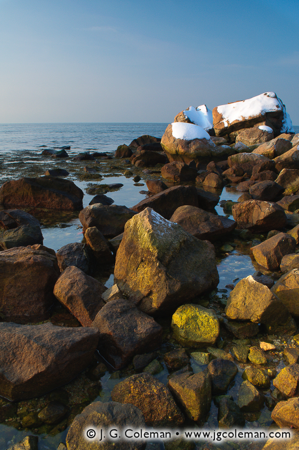 Daybreak Over Bluff Point – J. G. Coleman Photography